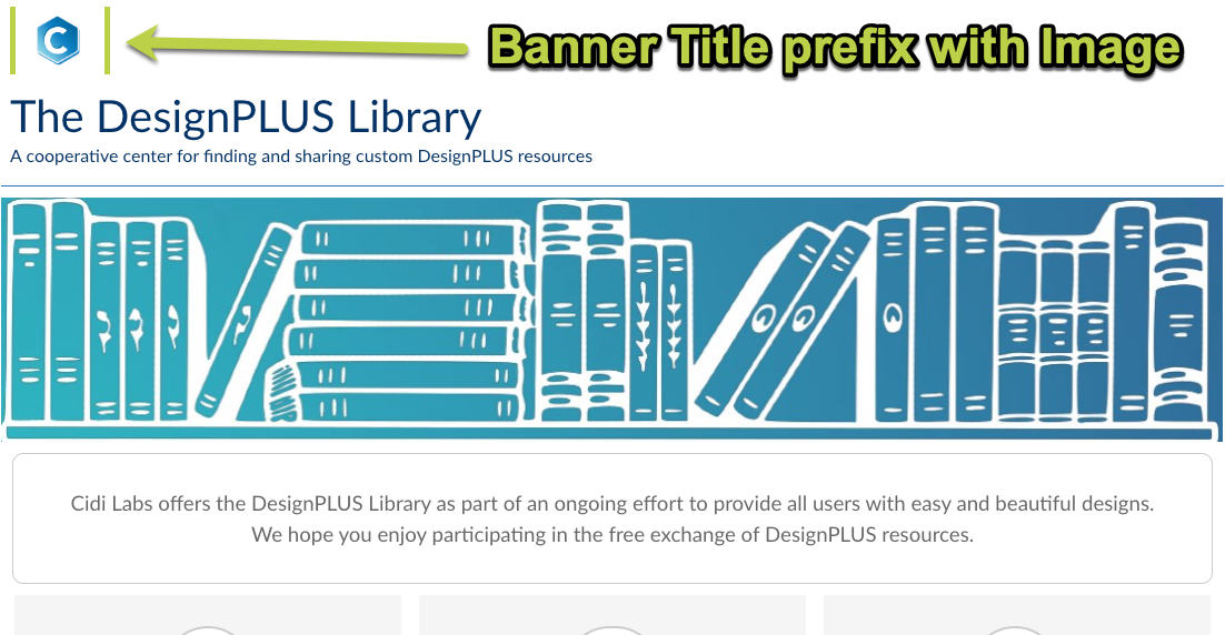 How do I replace the Banner Title prefix with an image?