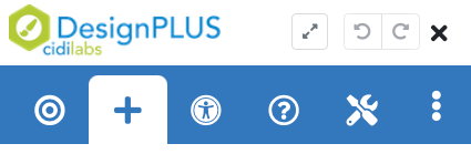 How do I open the DesignPLUS Sidebar?
