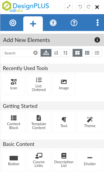 DesignPLUS Sidebar Resources
